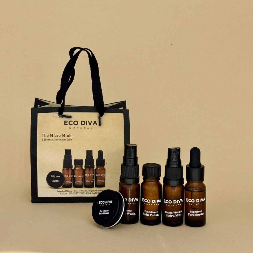 EcoDiva Micro Minis Set Launch | Clean Beauty in Perfect Travel Size ...